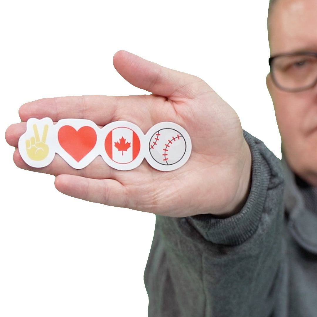 BASEBALL - OFFICIAL PLC STICKER – PeaceLoveCanada